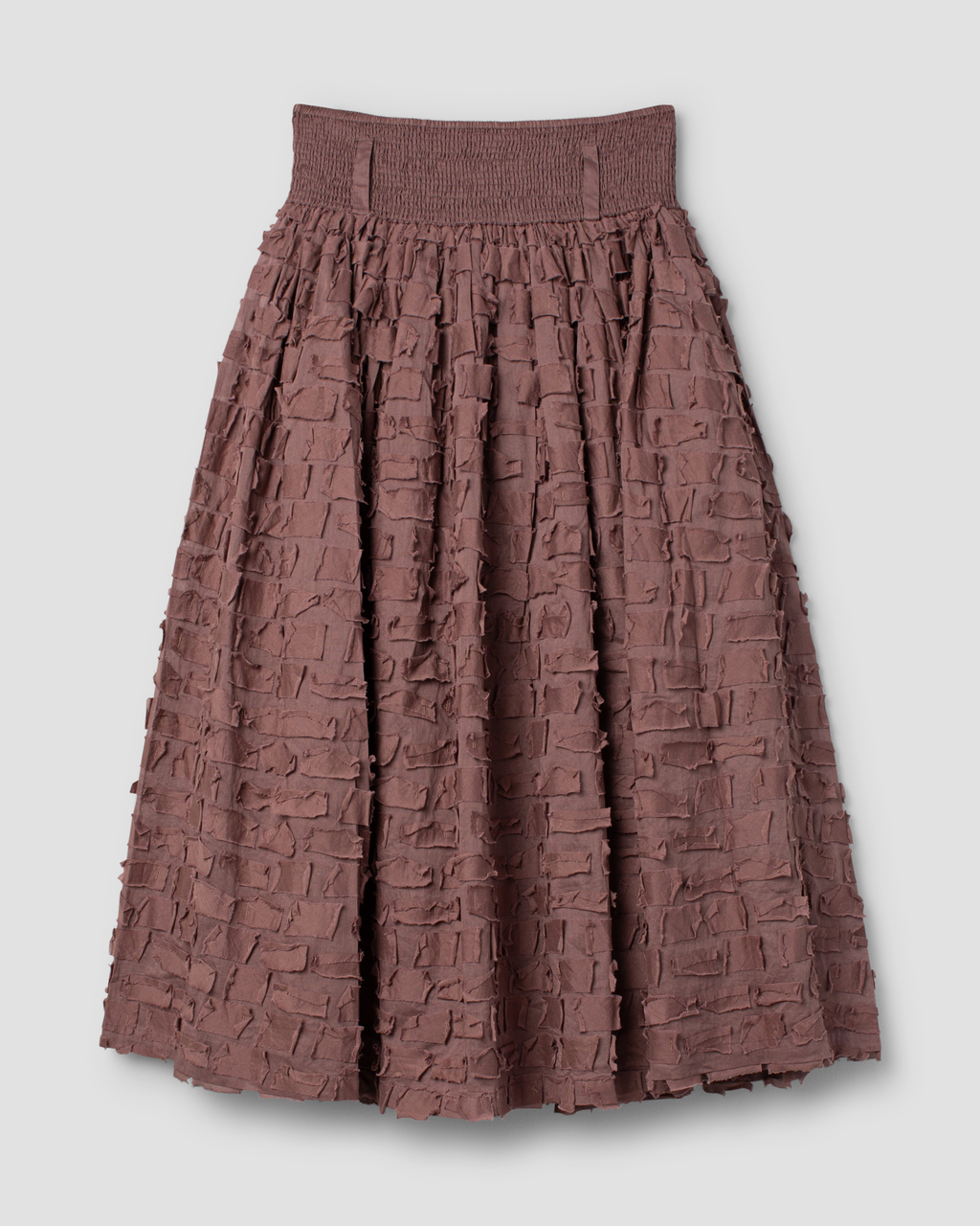 Ewa i Walla rok organdie patch Solvig 22299 AW25 peppercorn – SanDahlia